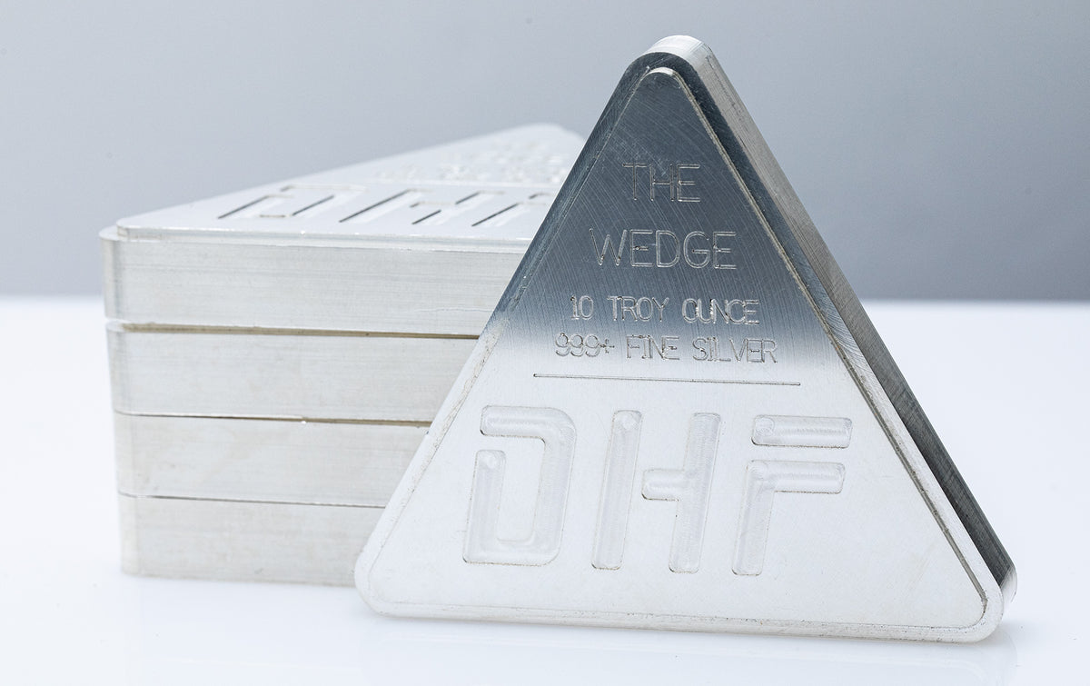 1 Fine Silver Wedge Bar 10 toz – Dia Tisa